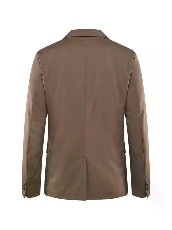MOORER Notch-lapel Button-fastening Jacket