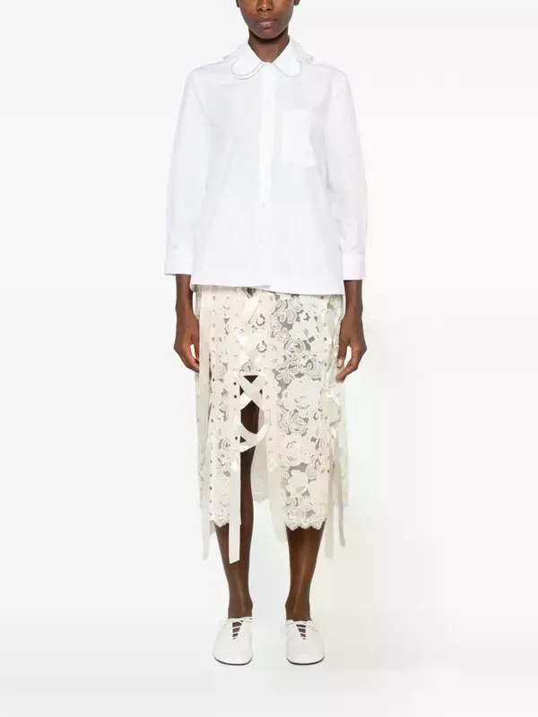 Simone Rocha Embellished-collar Shirt