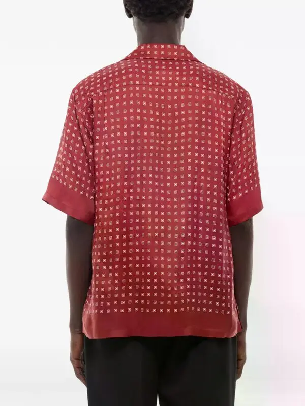 FURSAC Geometric-pattern Short-sleeve Shirt