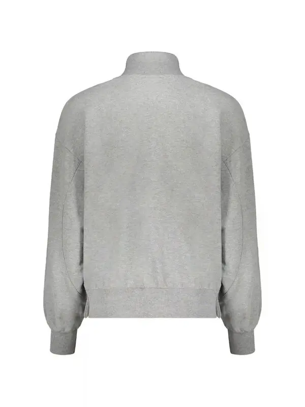 MOORER High-neck Zip-up Sweater