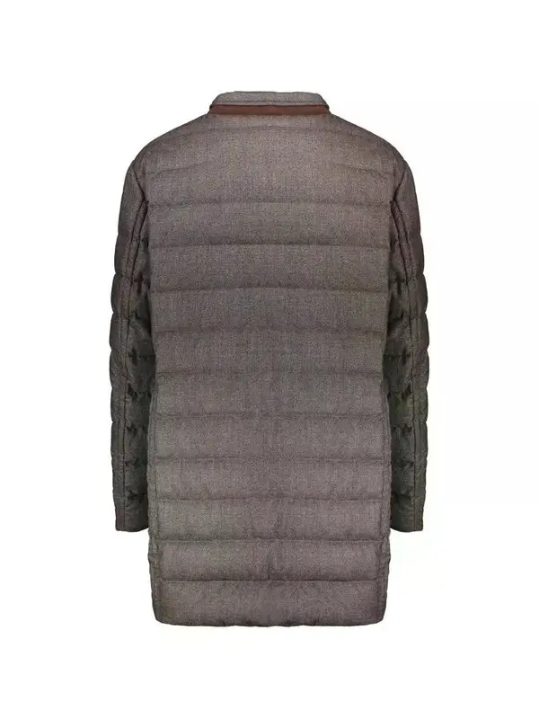MOORER Quilted High-neck Coat