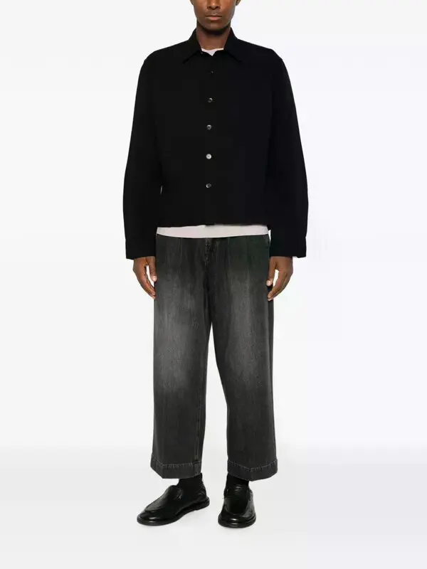 Studio Nicholson Long-sleeve Button-up Overshirt
