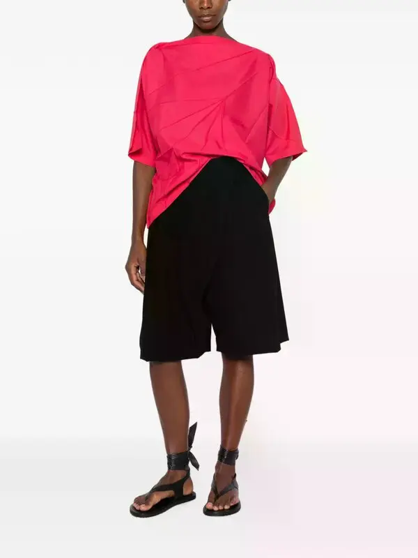 Issey Miyake Origami-pleated Boxy-fit Blouse