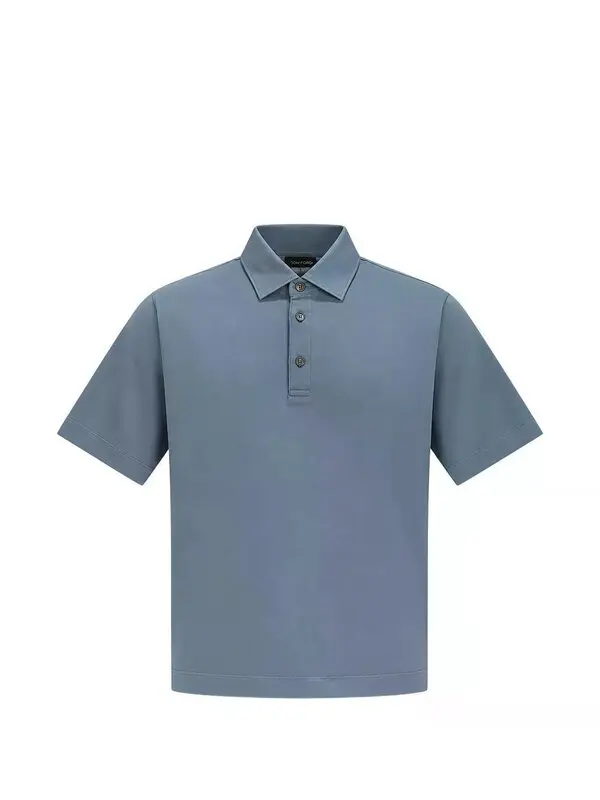 TOMBOLINI Short-sleeve Polo Shirt - Blue