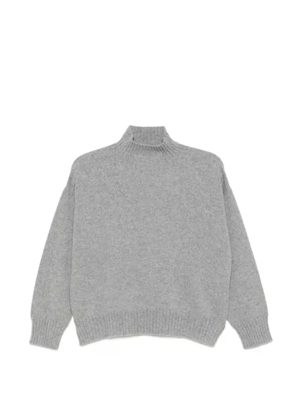 D.exterior High-neck Cashmere Sweater - Grey