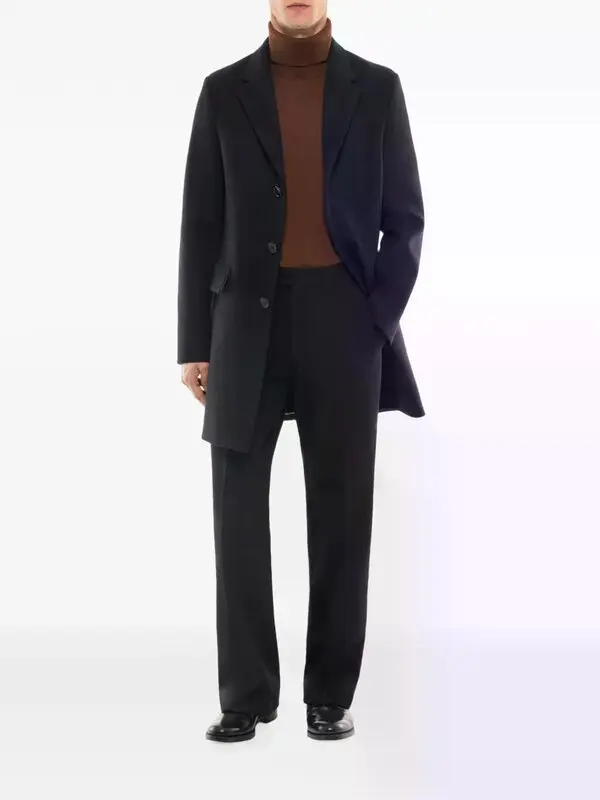 FURSAC Button-fastening Overcoat