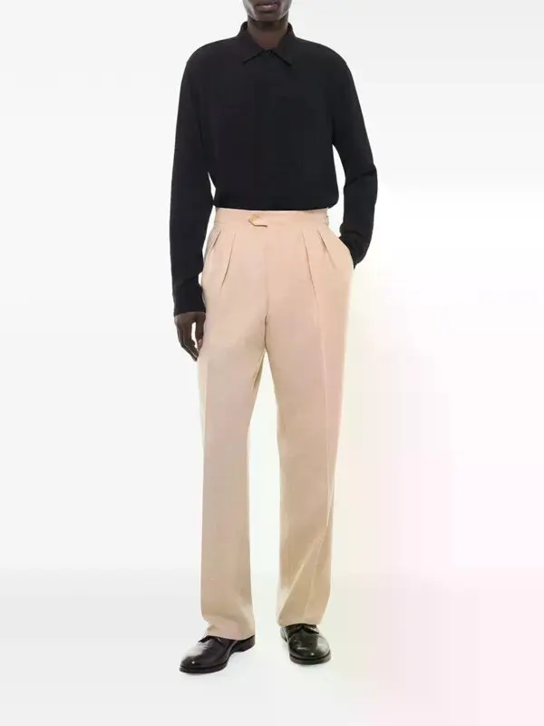 FURSAC Concealed-placket Straight-fit Shirt