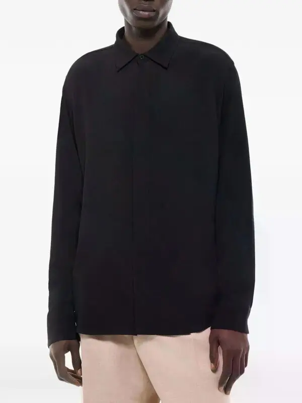FURSAC Concealed-placket Straight-fit Shirt