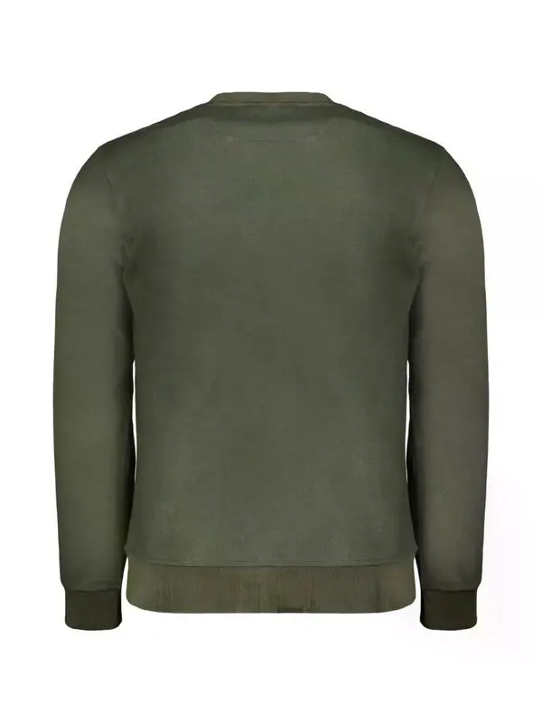 MOORER Logo-embroidered Crew-neck Sweatshirt