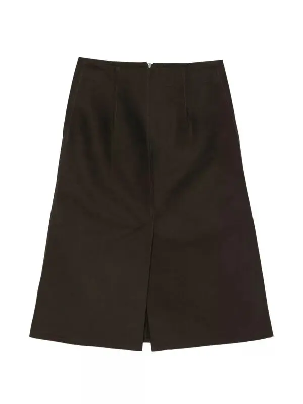 Studio Nicholson Darc Front-zip A-line Midi Skirt