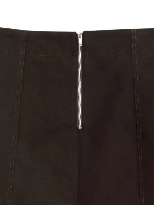 Studio Nicholson Darc Front-zip A-line Midi Skirt
