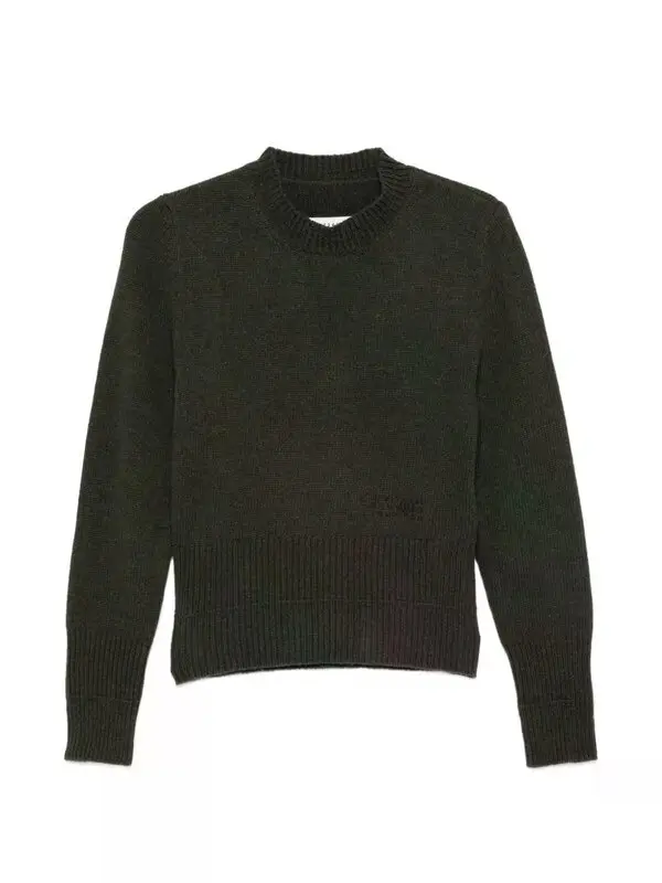 MAISON MARGIELA Numeric Signature Ribbed-trim Sweater