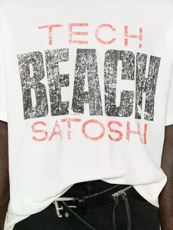 SATOSHI NAKAMOTO Slogan-print T-shirt