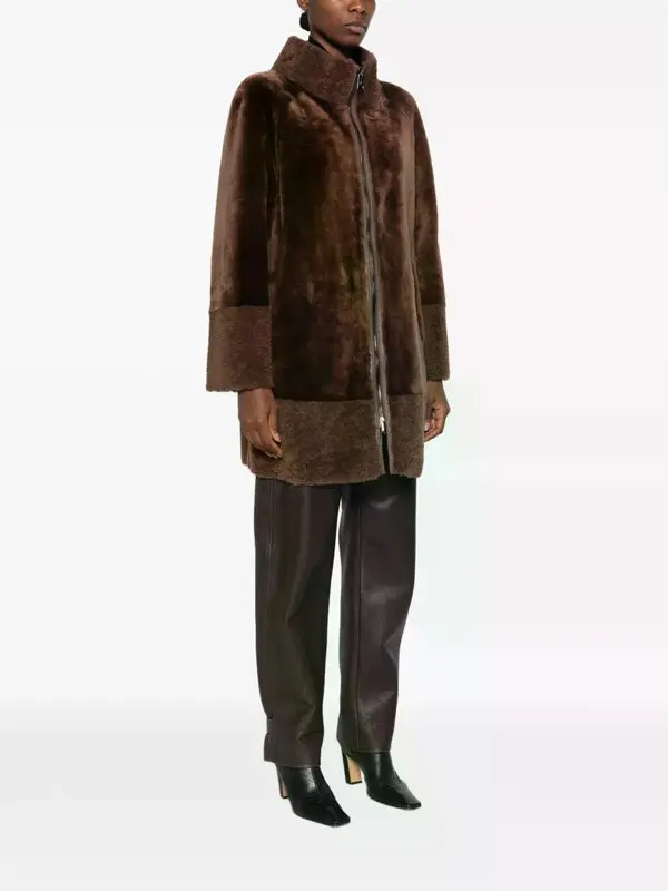 SUPREMA Shearling-panelled Reversible Coat