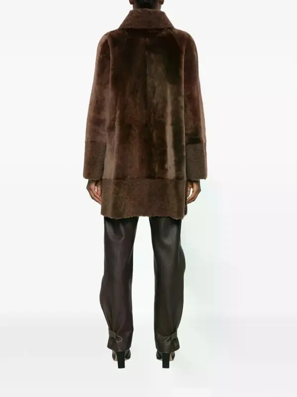 SUPREMA Shearling-panelled Reversible Coat