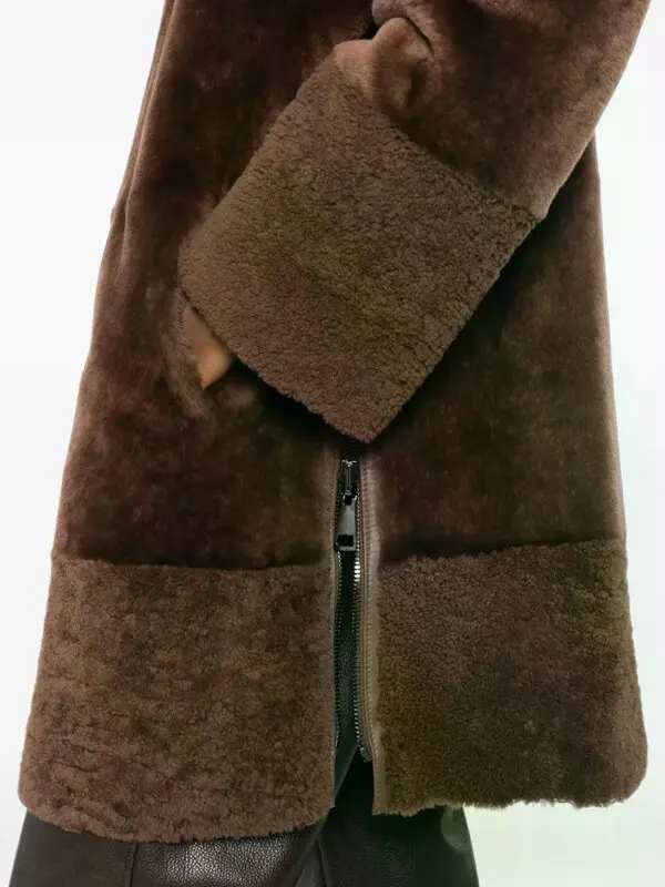 SUPREMA Shearling-panelled Reversible Coat