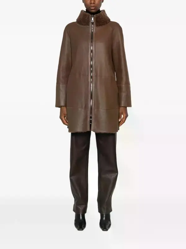 SUPREMA Shearling-panelled Reversible Coat