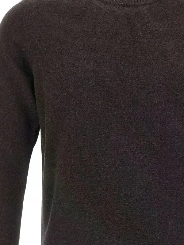 KANGRA Crew Neck Sweater With Ribbed Trim