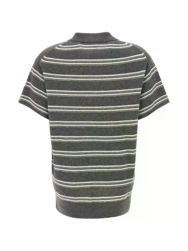 THE GARMENT Striped Polo Shirt