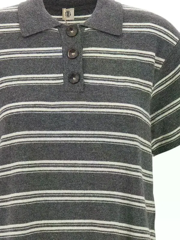 THE GARMENT Striped Polo Shirt