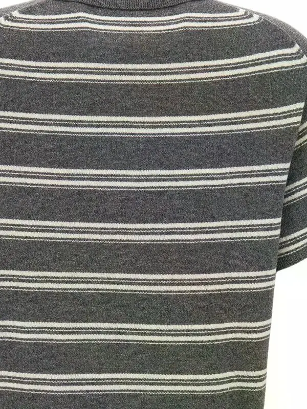 THE GARMENT Striped Polo Shirt