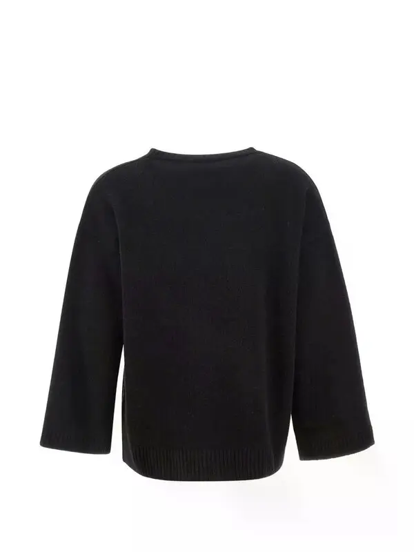KANGRA Button-sleeve Virgin Wool Knit
