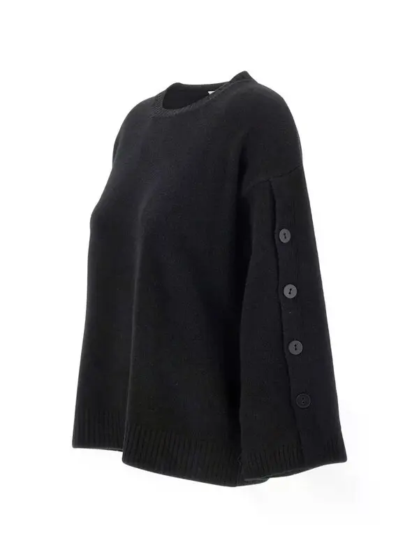 KANGRA Button-sleeve Virgin Wool Knit