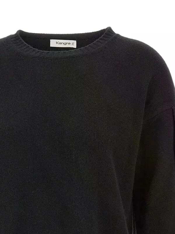 KANGRA Button-sleeve Virgin Wool Knit