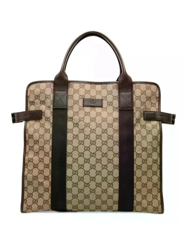 Gucci 2000-2015 Gg Canvas Tote Bag - Neutrals