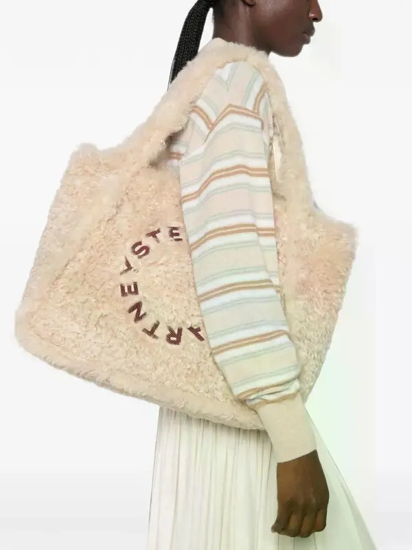Stella McCartney Faux-shearling Tote Bag