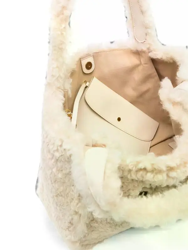 Stella McCartney Faux-shearling Tote Bag