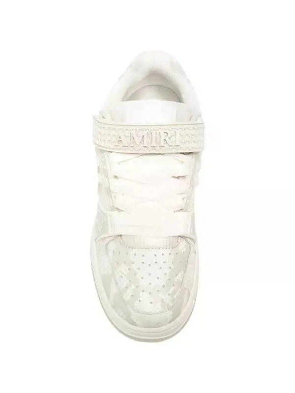 Amiri Ma Skyline Snakeskin Effect Sneakers