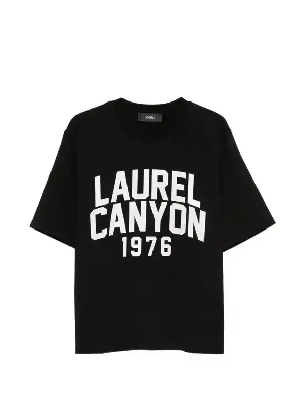 Amiri Logo-print T-shirt - Black