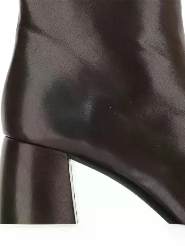 POEVE Block Heel Ankle Boots