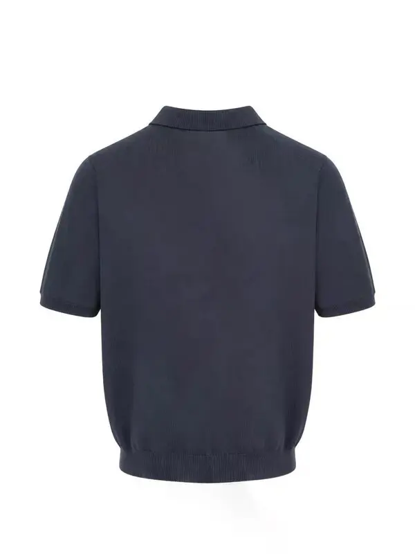 TOMBOLINI Zip-fastening Short-sleeve Polo Shirt