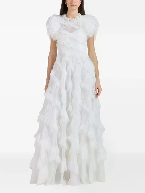 NEEDLE & THREAD Genevieve Ruffled Maxi Dress