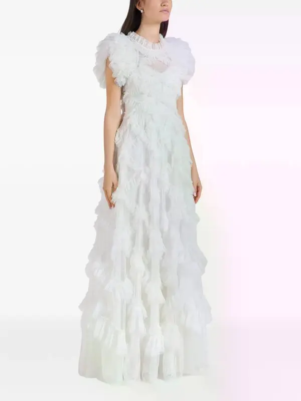 NEEDLE & THREAD Genevieve Ruffled Maxi Dress