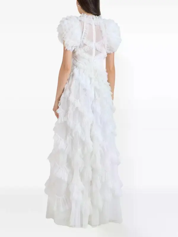 NEEDLE & THREAD Genevieve Ruffled Maxi Dress