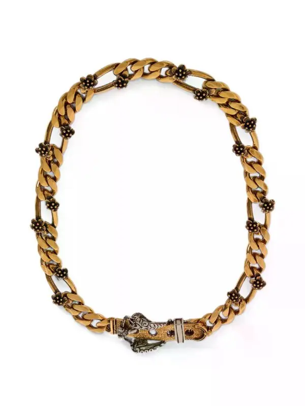 Etro Chain Necklace With Paisley Buckle