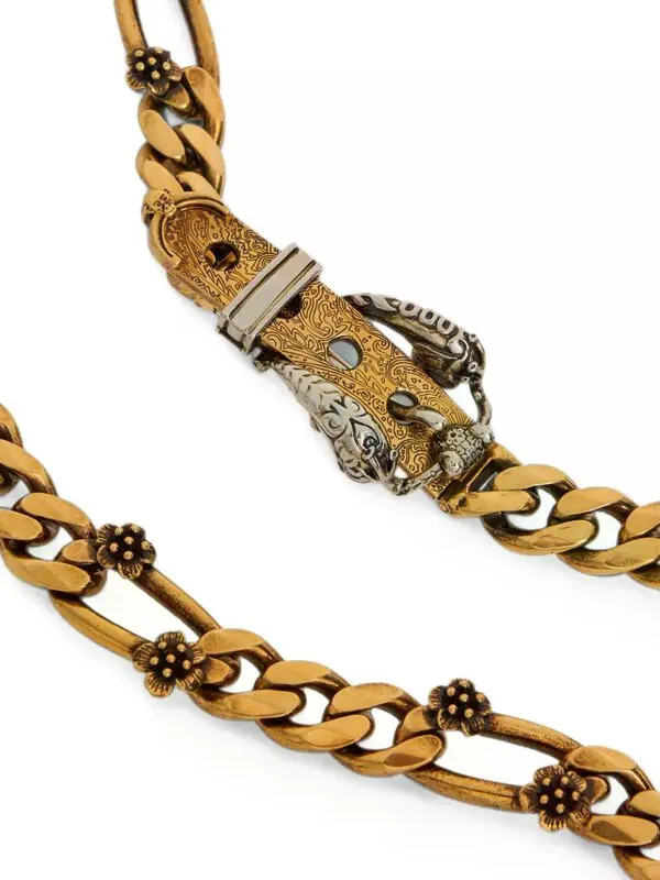 Etro Chain Necklace With Paisley Buckle