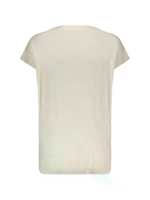 MOORER Scoop Neck Knitted T-shirt
