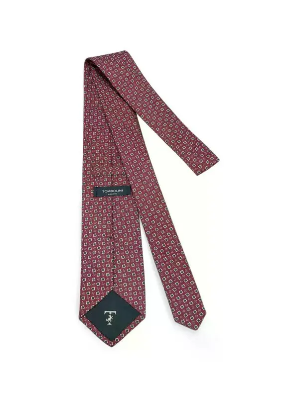 TOMBOLINI Geometric-print Tie