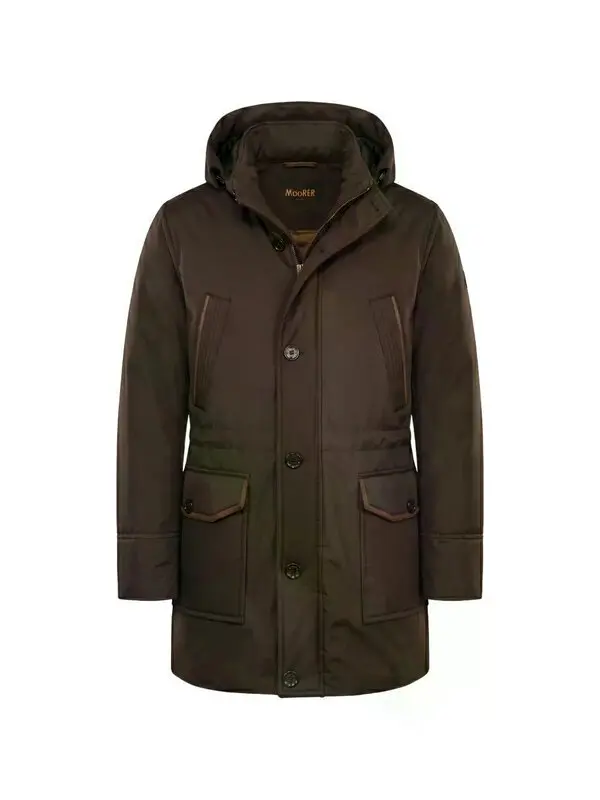 MOORER Padded Hooded Jacket