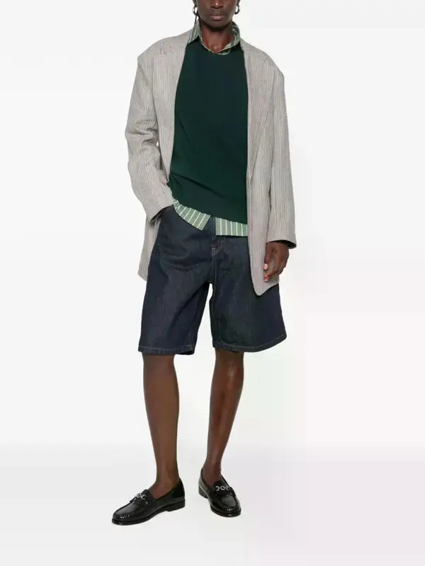 BEYOU Virgin Wool Crew Neck Sweater
