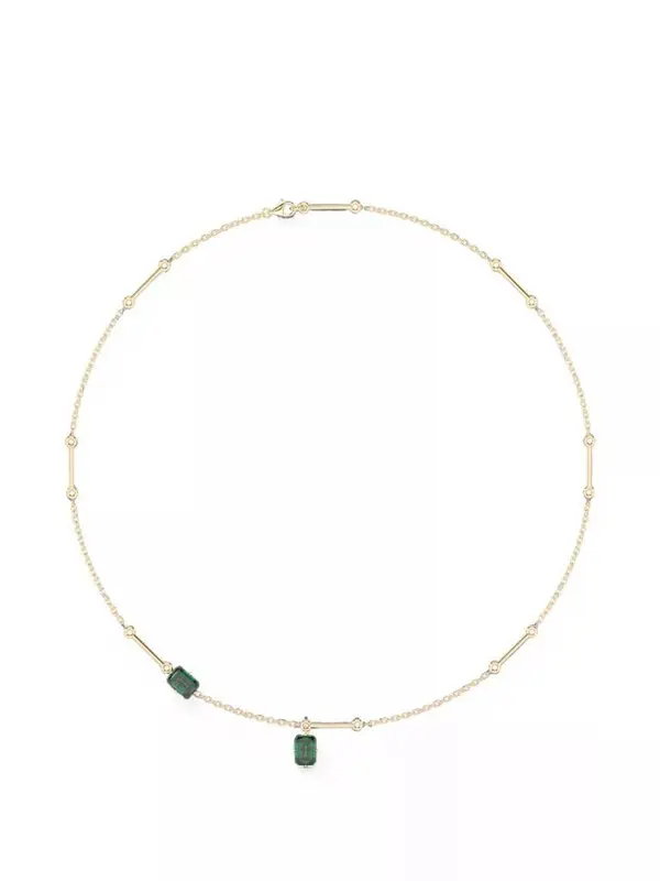 SOLO FOR DIAMONDS Evergreen Emerald-embellished Necklace