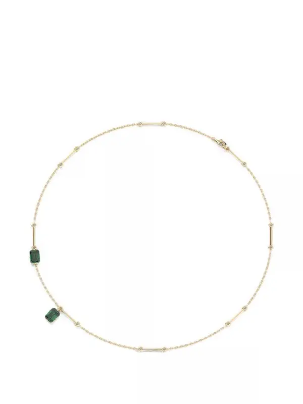SOLO FOR DIAMONDS Evergreen Emerald-embellished Necklace
