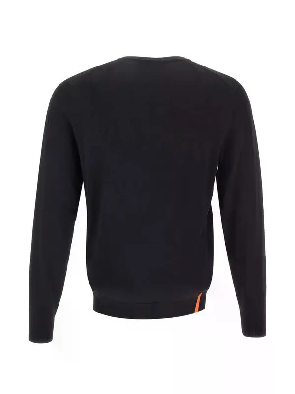 RRD Maxell Logo-patch Fine-knit Top