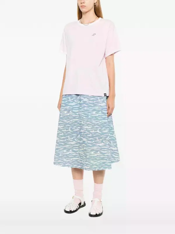 AGNES B. Logo-embroidered T-shirt