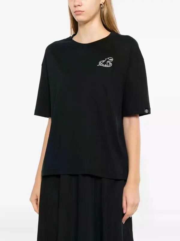 AGNES B. Logo-embroidered T-shirt