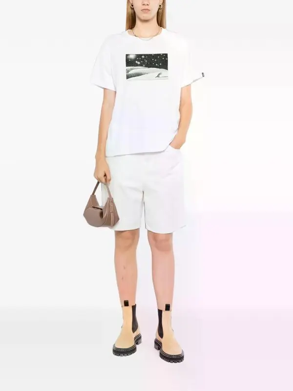 AGNES B. Logo-embroidered Polo Shirt - Neutrals